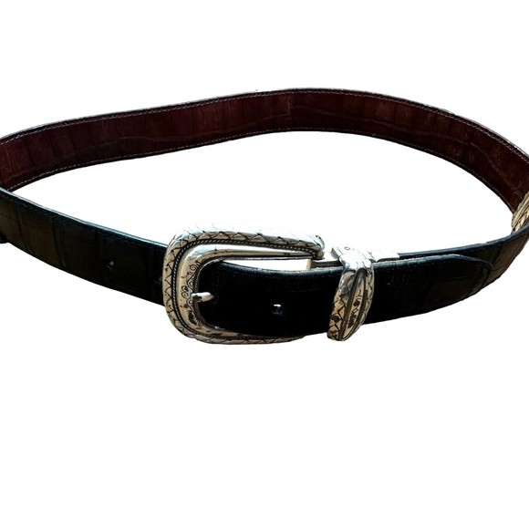 Brighton | Accessories | Brighton Belt Leather 4c50 Ml 32 Reversible ...
